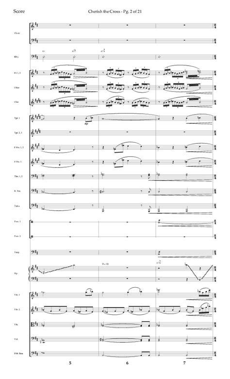Cherish The Cross With The Old Rugged Cross Choral Anthem Satb