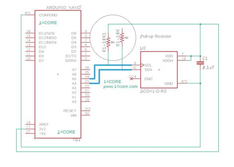 SCD41 Co2 14core Schematics Diagram Wiring Guide I2C 14core 14core