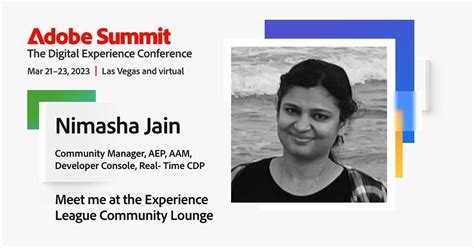 Nimasha Jain On Linkedin Adobesummit2023