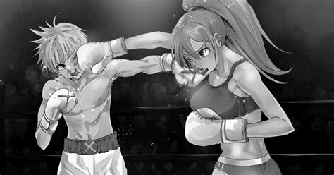 ボクシング 【宣伝】ミックス絵を支援サイトに投稿しました。 プリン体のイラスト Pixiv