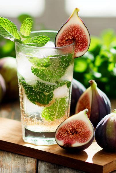 Descubre el exquisito Mojito de Higo y Menta Una fusión de sabores