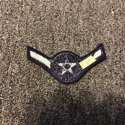 Accessories 1 Pair 2 Patches 19761993 Usaf Air Force Rank Patch