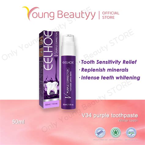 Jual Eelhoe Tooth Whitening Toothpaste Stain Removal Reduce Yellowing