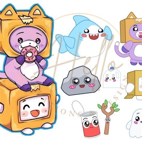 Lankybox Svg Etsy