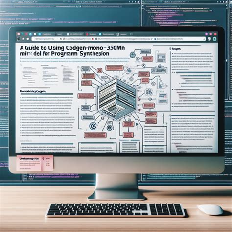 A Guide To Using CodeGen Mono 350M For Program Synthesis Fxis Ai