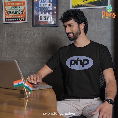 Camiseta Php Code Programador Camisa Developer Computação Dking Creative