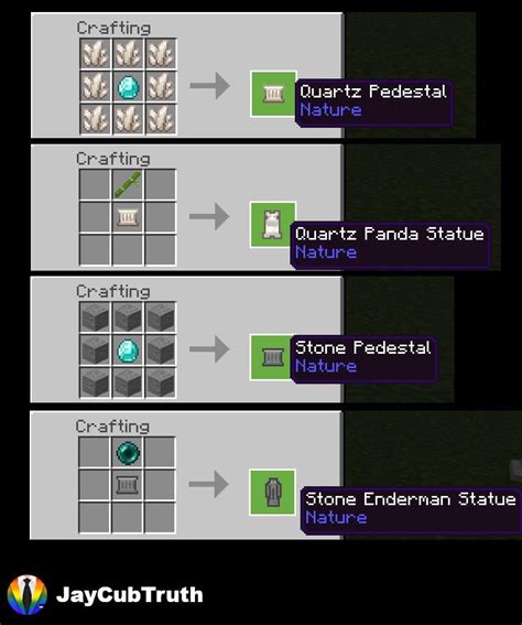 Update On Craftable Statues” Add On That I Am Creating Rjaycubtruth