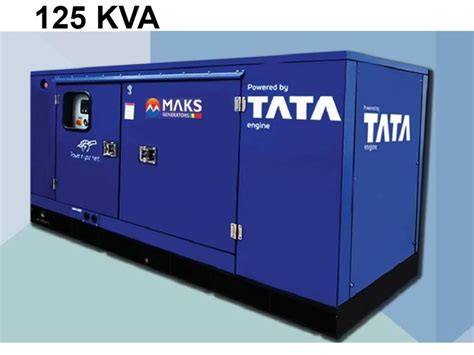 Maks Tata 125 Kva Genset 3 Phase At Rs 64909913unit In Pune Id