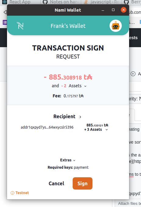 Strange Transaction Creation Issue 138 Input Output Hk Nami GitHub