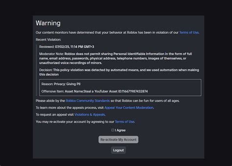 Game Got Moderated Cant Find The Asset And The Game Is Down