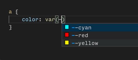 add color swatch for css variable in intellisense description · issue