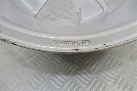 Jante Alu 16 Pouce Ariane 4 Trous 612jx16 Peugeot 307 Recycl Auto 60