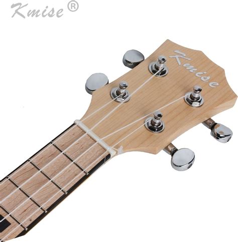 Kmise Banjo Ukulele 4 String Concert Banjos Maple Body Aquila String