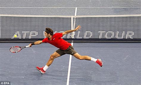 Roger Federer Fights Back From A Set Down To Book Quarter Final Berth At Swiss Indoors In Basle
