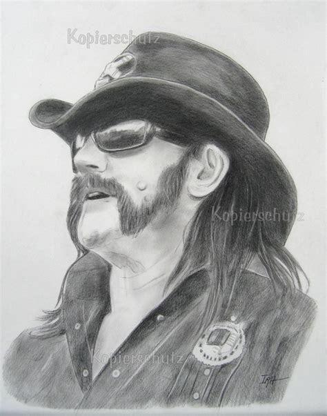 Lemmy Kilmister Motörhead original Zeichnung fine art drawing in