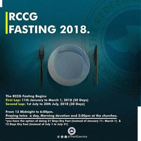 RCCG Days Fasting And Prayer Points In First Lap FLATIMES