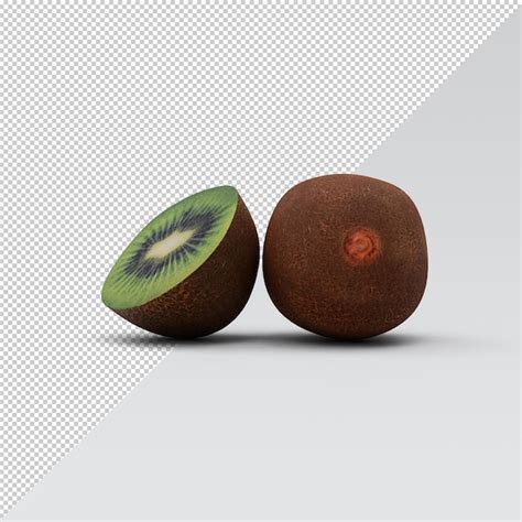 Premium Psd Kiwi Set Isolated