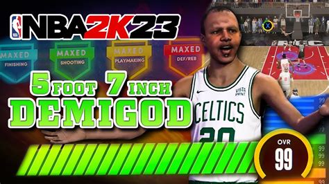 MOST BROKEN DEMIGOD PG BUILD THIS 5 7 POINT GOD WILL BREAK NBA 2K23