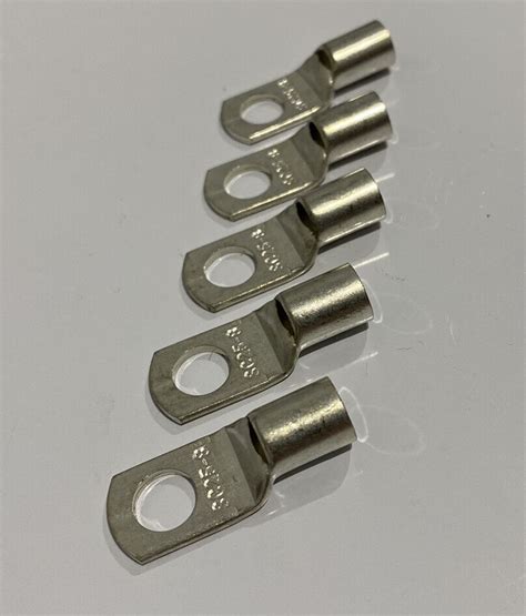 Tinned Copper Cable Lugs With 8mm Hole 10 Packs Complete Vehicle