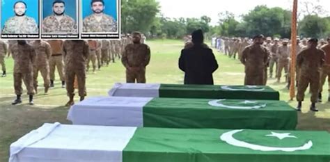 Lakki Marwat Attack Martyred Soldiers Laid To Rest With Full Military