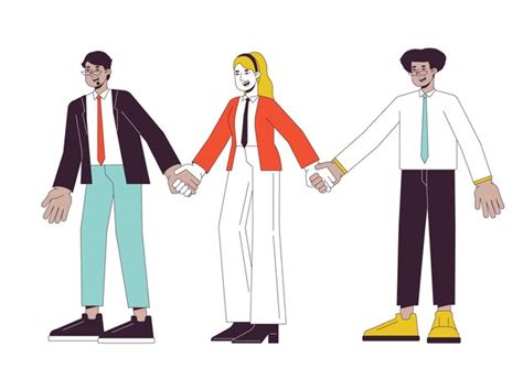 Personas Con Bandera Bisexual Personajes De Vectores Planos