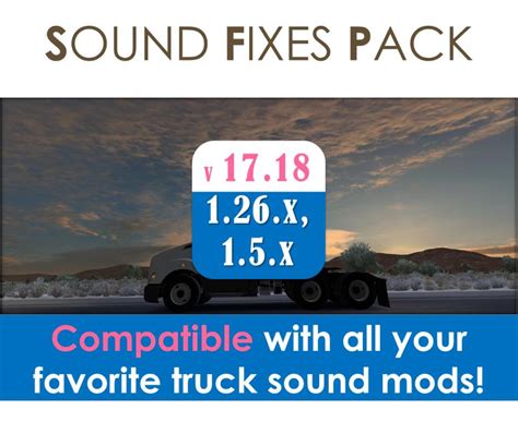 Sound Fixes Pack V1718 For Ats