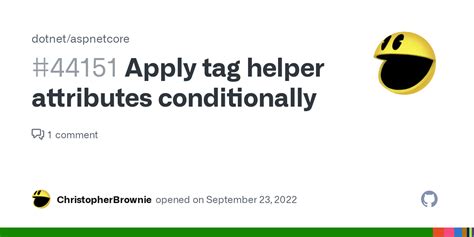 Apply Tag Helper Attributes Conditionally Issue Dotnet