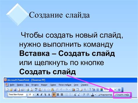 Основные понятия программы Powerpoint