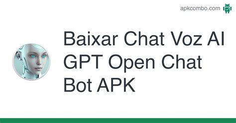 Chat Voz AI GPT Open Chat Bot APK (Android App) - Baixar Grátis