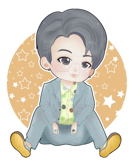 Chibi Rapmonster Namjoon Idol By Mei Kogal On Deviantart