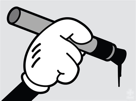 Mickey Hand Template