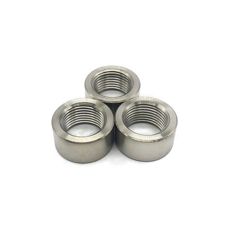 C45 Carbon Steel Mild Steel Tool Steel Passivated Bushing Nut Machining Passivated Nut And Bushing