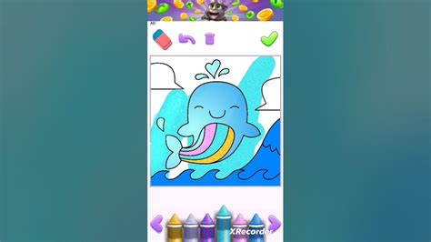 My Cute Dollfin 🐋 Shorts Talkingtom Youtube