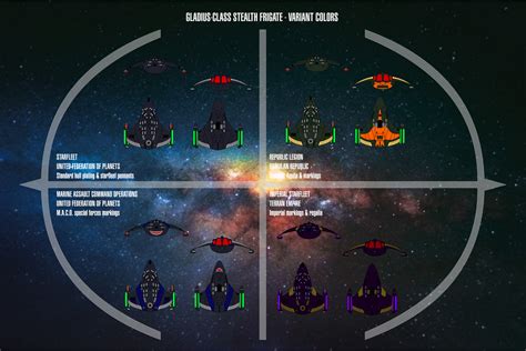 Gladius Class Stealth Frigate Alternate Colors By Chinook The Orca On