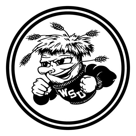 Wichita State Shockers Mascot History Sketch Coloring Page