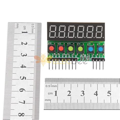 TM 位管 LED 显示屏按键扫描模块 DC V 至 V 数字 IIC 接口六合一 英寸 Geekcreit for Arduino 适用于官方