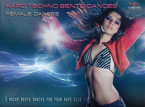Second Life Marketplace Vista Animations Hard Techno Bento Dances Boxs