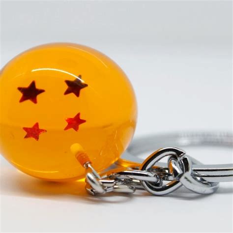 Llavero Esfera Del Dragon 4 Estrellas Dragon Ball Z 51 00 En