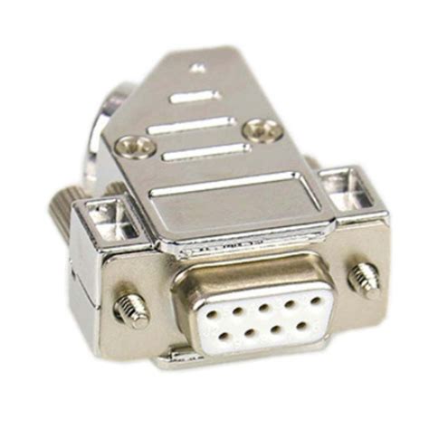 D Sub De Cable Conector Db9 Carcasas Metálicas De Cubierta Del Conector