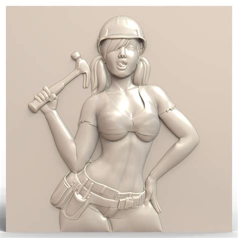 Stl File 3d Model Stl File For Cnc Router Laser And 3d Printer Handy Girl
