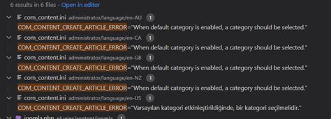 En Us Language Pack · Issue 185 · Joomlacore Translations · Github