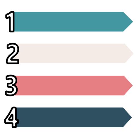 Infographic List Number Sequence 26790602 Png