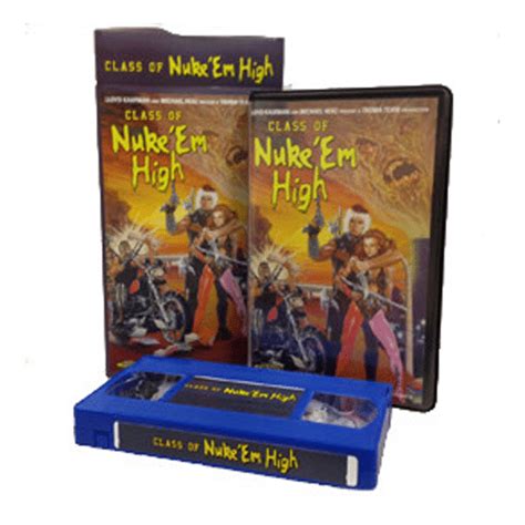 Class Of Nuke ‘em High Limited Edition Vhs Troma Direct