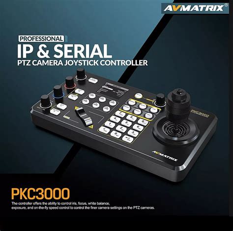 PTZ Camera Video PTZ Keyboard Control AVMATRIX PKC3000 PTZ Camera