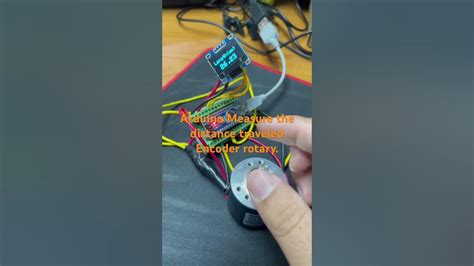 Arduino Measure The Distance Traveled Encoder Rotary Arduinoproject