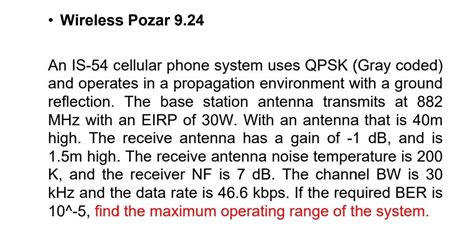 An Is 54 Cellular Phone System Uses Qpsk Gray Coded