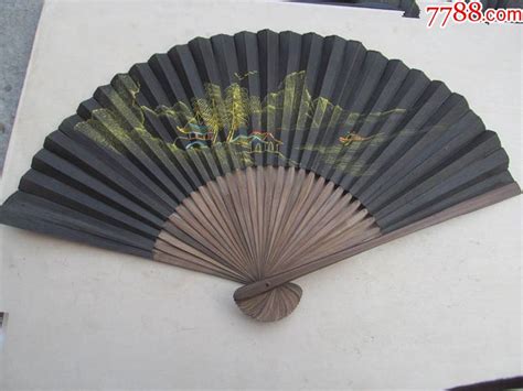 山水人物老扇子 价格380元 Se84831788 折扇纸扇 零售 7788收藏收藏热线