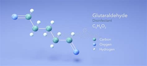 Glutaraldehyde Molecule Stock Illustrations 26 Glutaraldehyde
