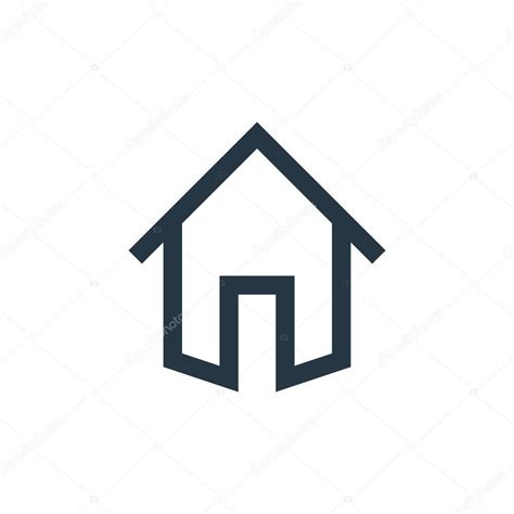 Home Icon Vector De Ecommerce Basic Ui Concept Ilustraci N En L Nea