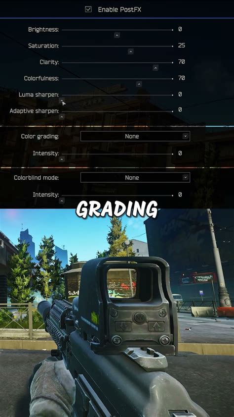 Best Escape From Tarkov Post Fx Settings Youtube